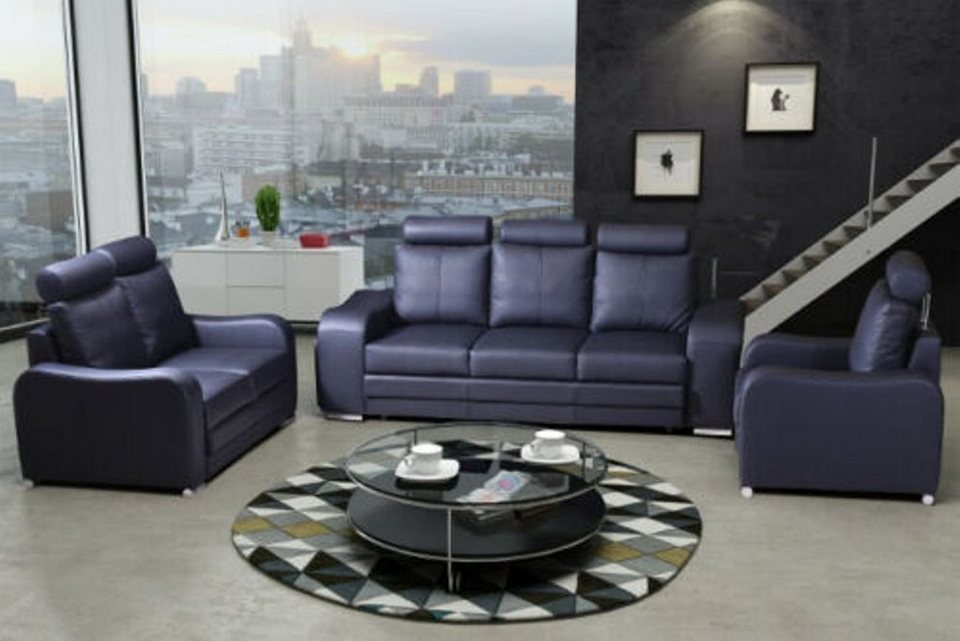 Jvmoebel Sofa Sofagarnitur 321 Sitzer Set Design Sofas Polster