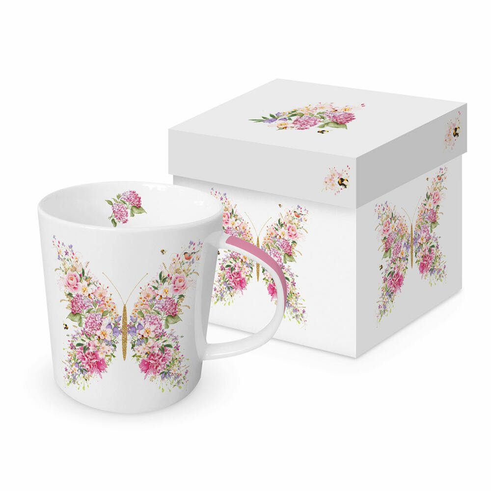 PPD Tasse Papillon et fleurs Trend Mug 400 ml, New Bone China, Designer ...