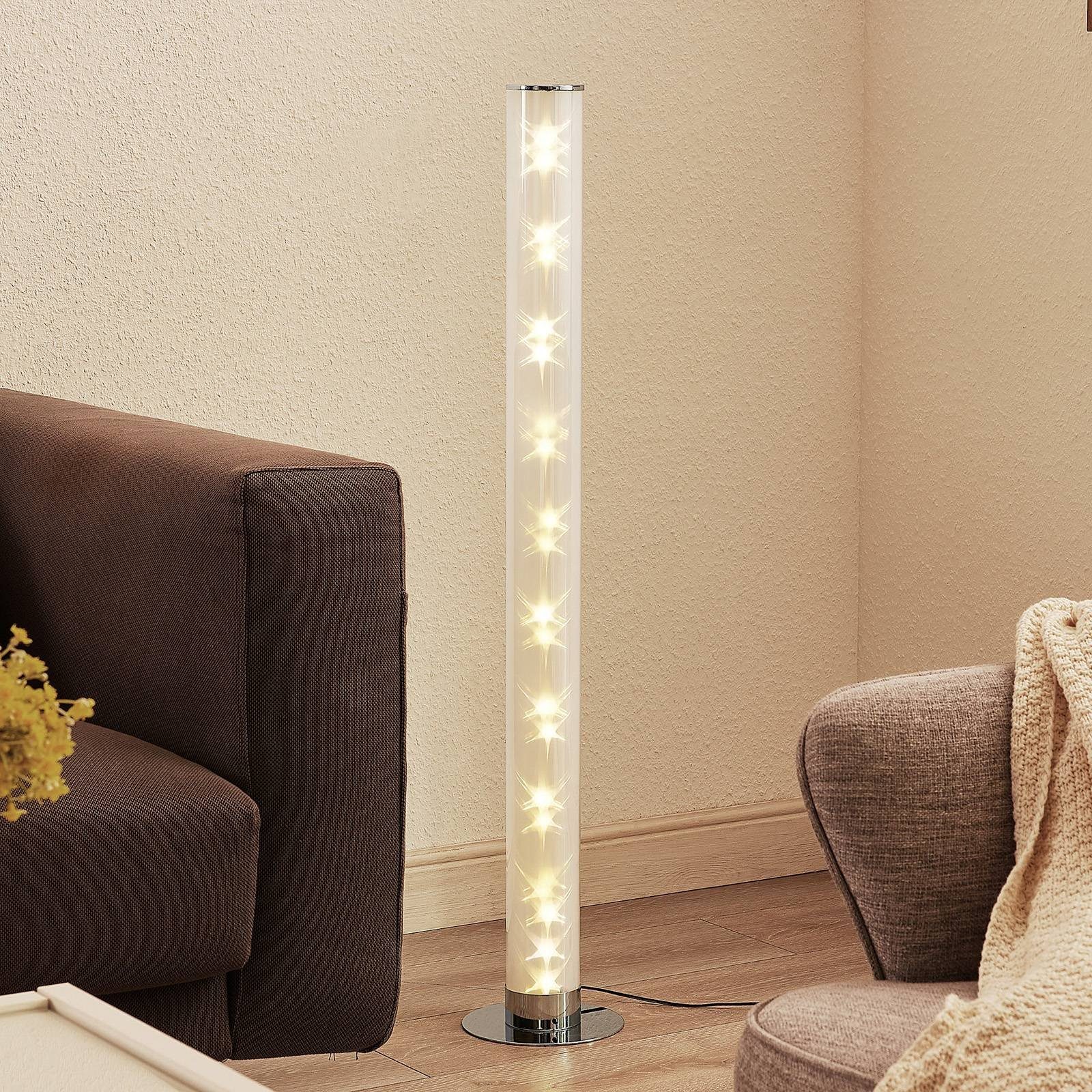 Lindby Led Stehlampe Savash Dimmbar Led Leuchtmittel Fest Verbaut