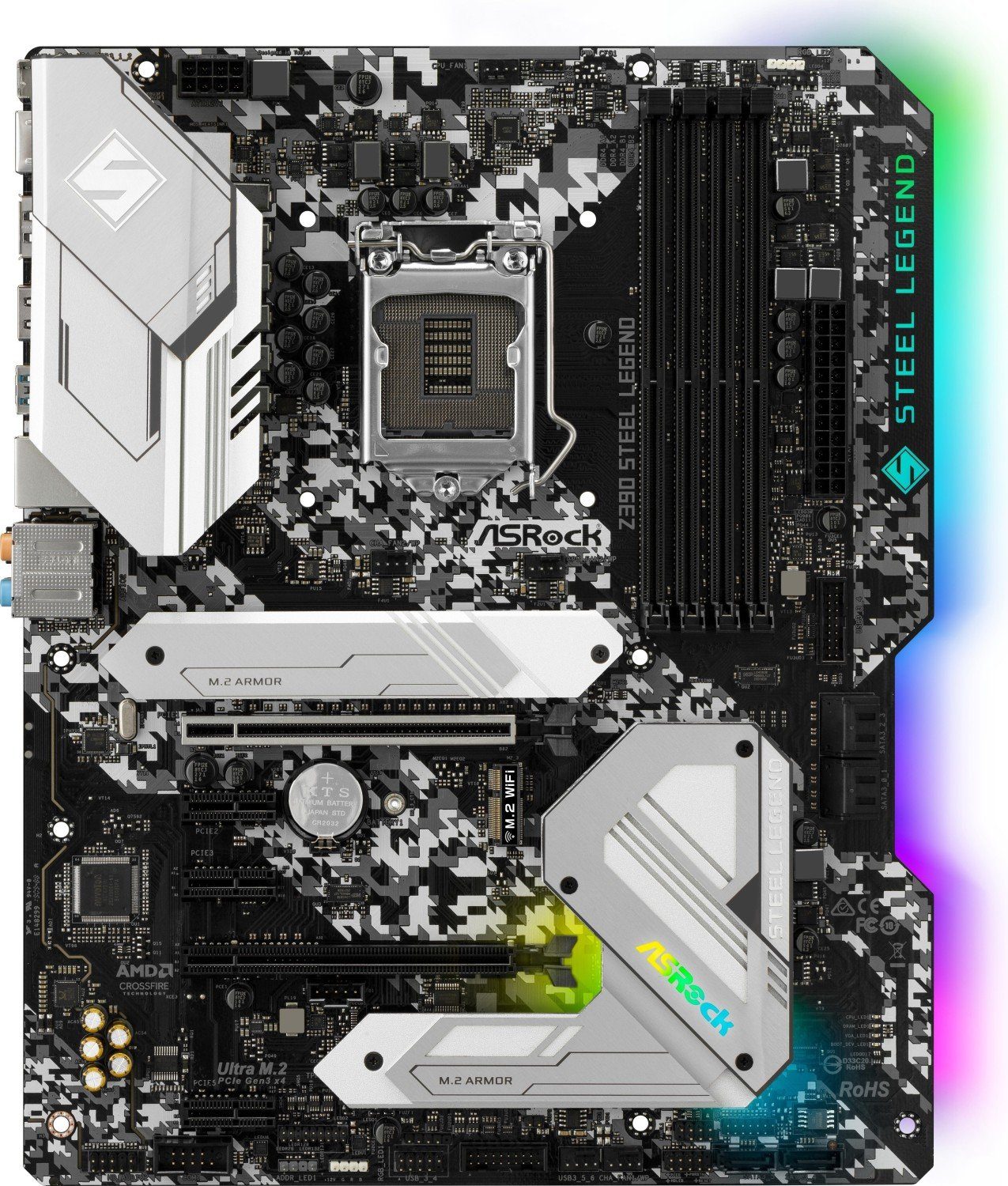Asrock ASRock Z390 Steel Legend Mainboard ATX, DDR4, OHNE Zubeh.¶r ...