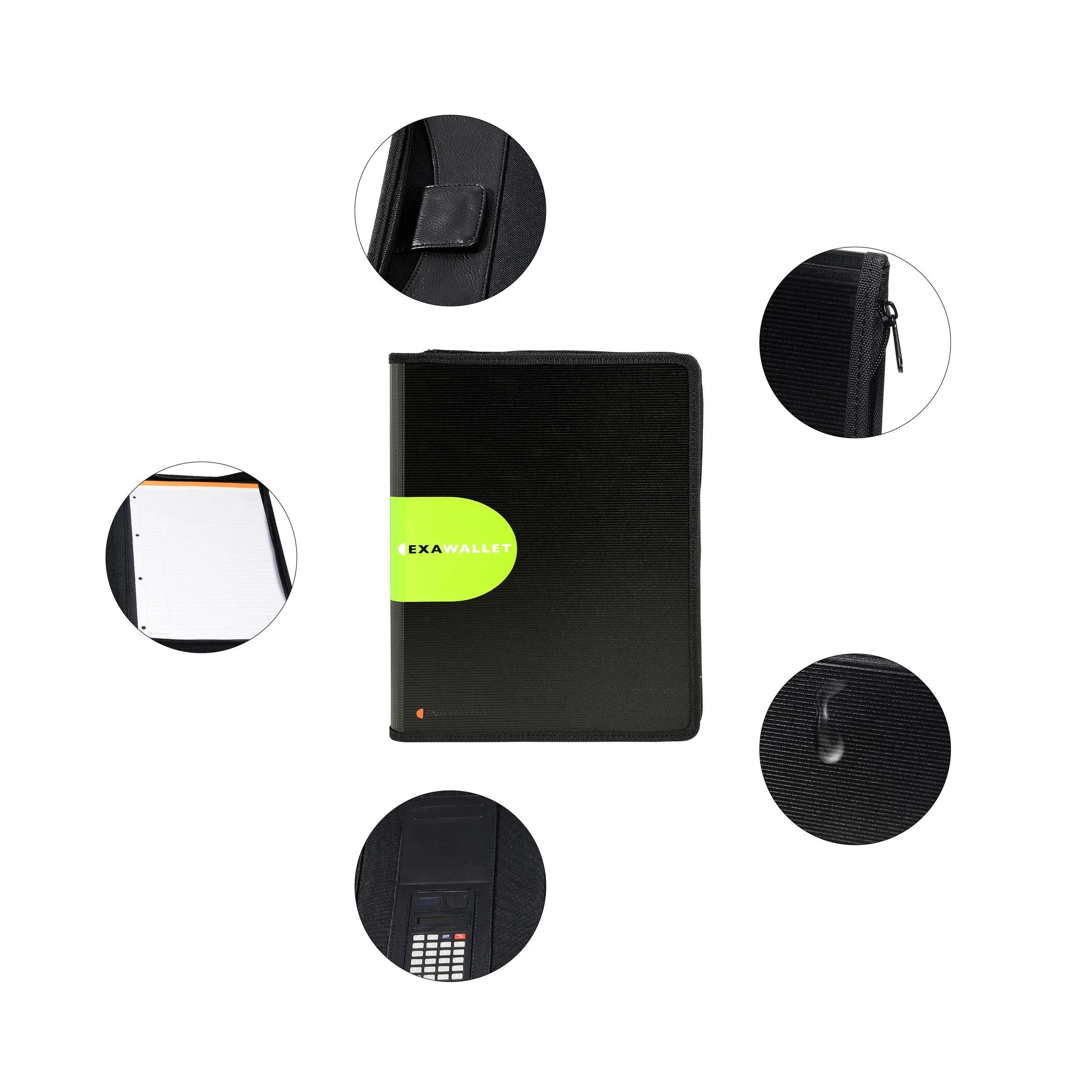 EXACOMPTA Organisationsmappe 5x Konferenzmappe Taschenrechner PP 2mm ...