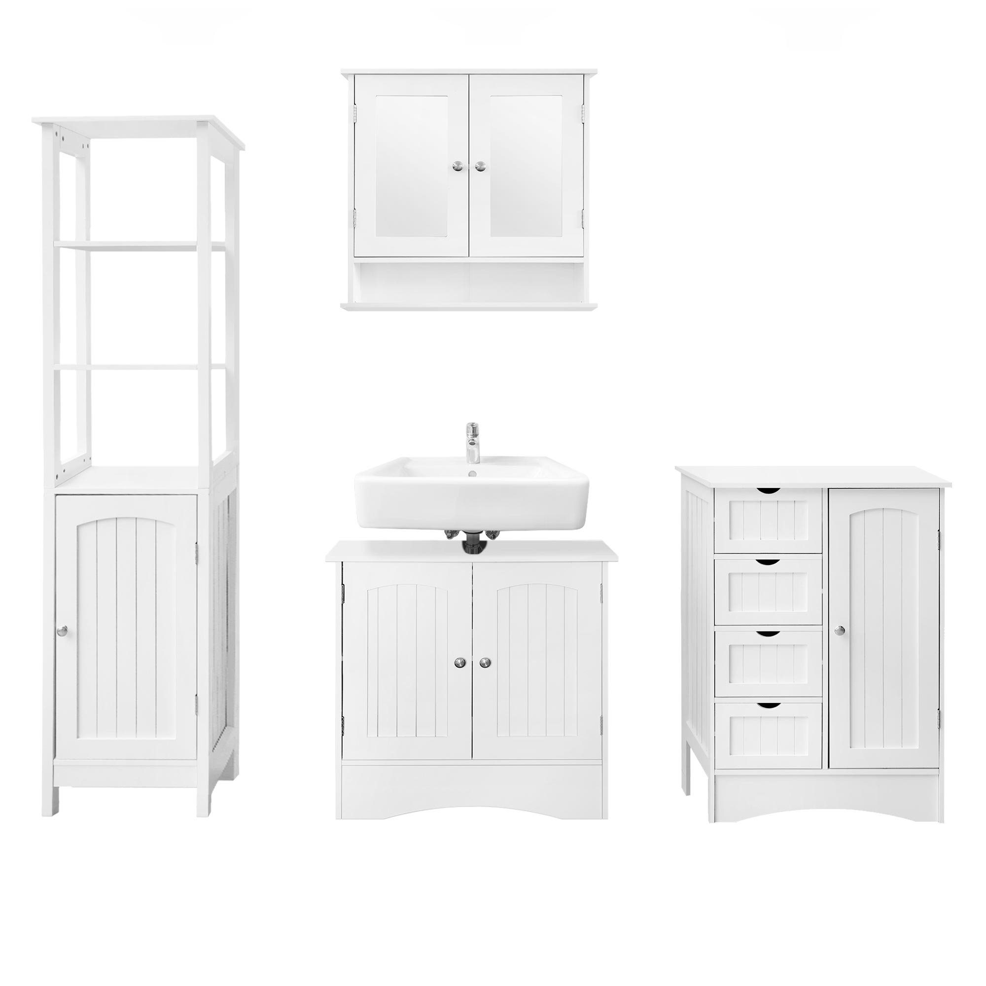 Ml Design Badezimmer Set Badezimmerschrank Set Badmöbel Schrank