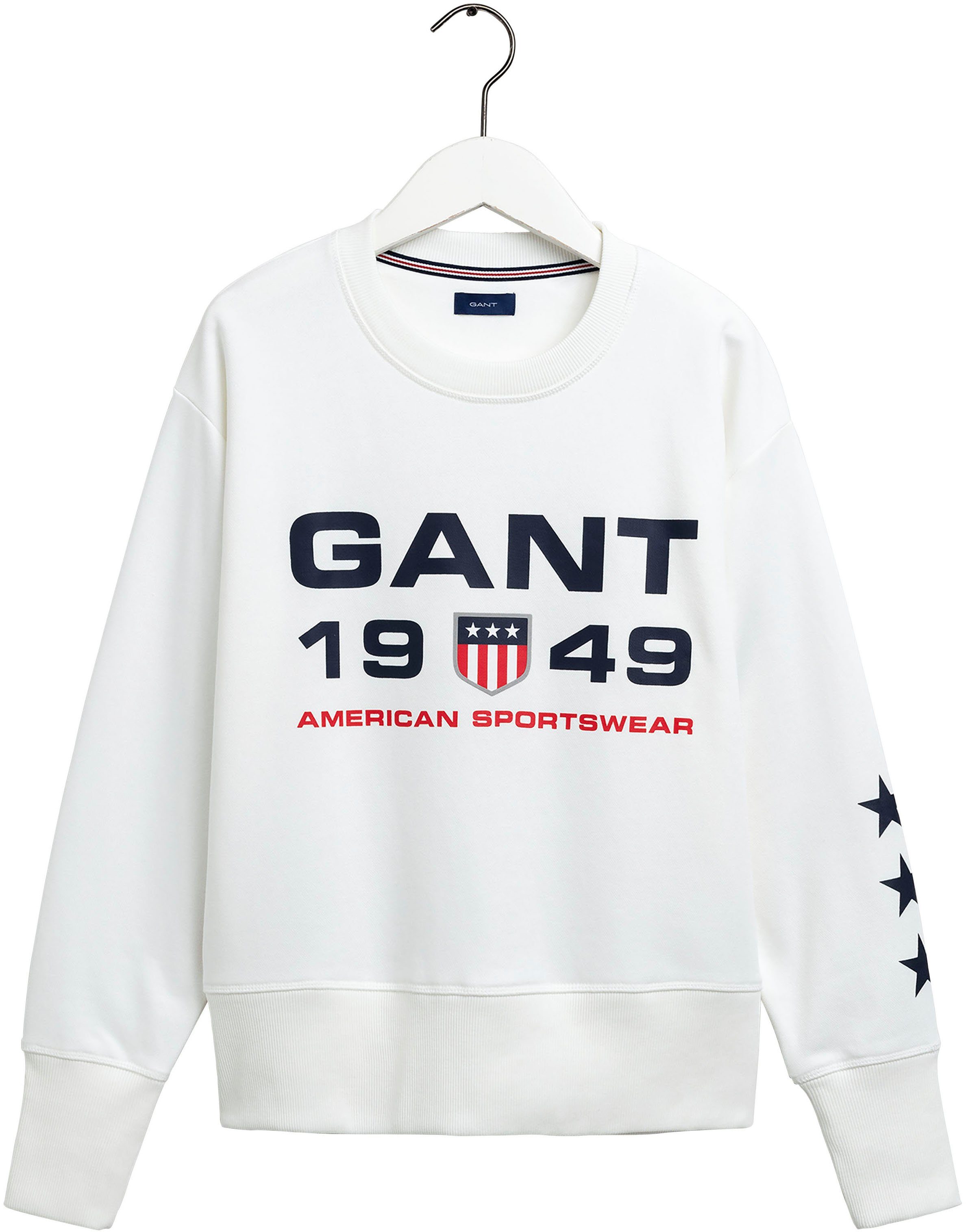 Gant Sweatshirt mit tollem Retro-Shield Logoprint