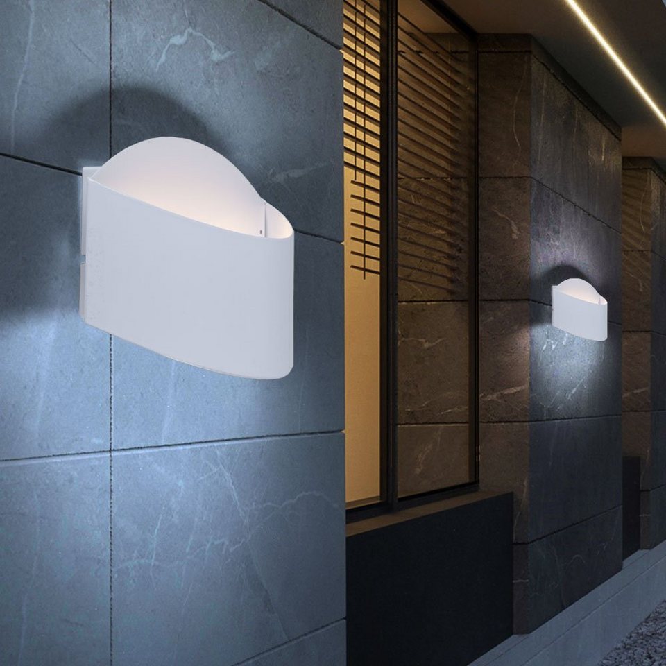 Etc Shop Außen Wandleuchte Led Leuchtmittel Fest Verbaut Warmweiß