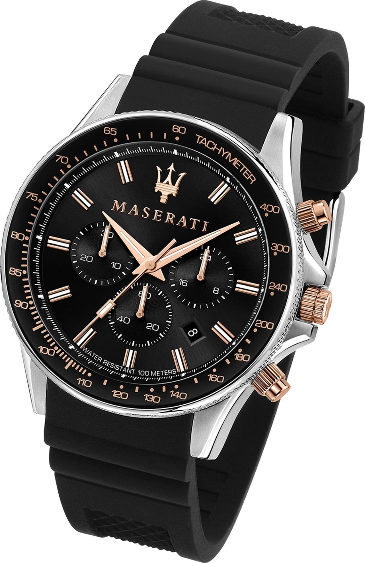 MASERATI Chronograph Maserati Herren Uhr Chronograph, Herrenuhr rund ...