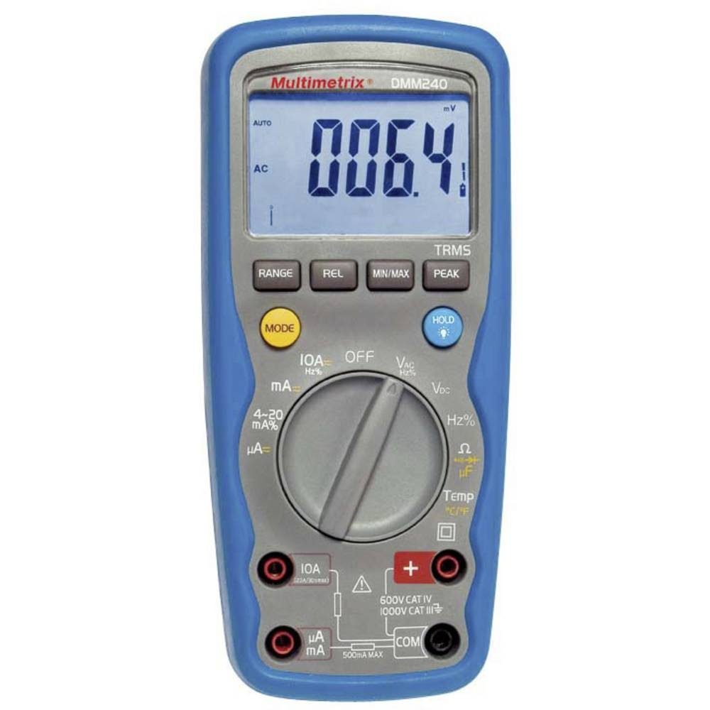 Multimetrix Multimeter Digital-Multimeter, Wasserdicht (IP67), Große ...
