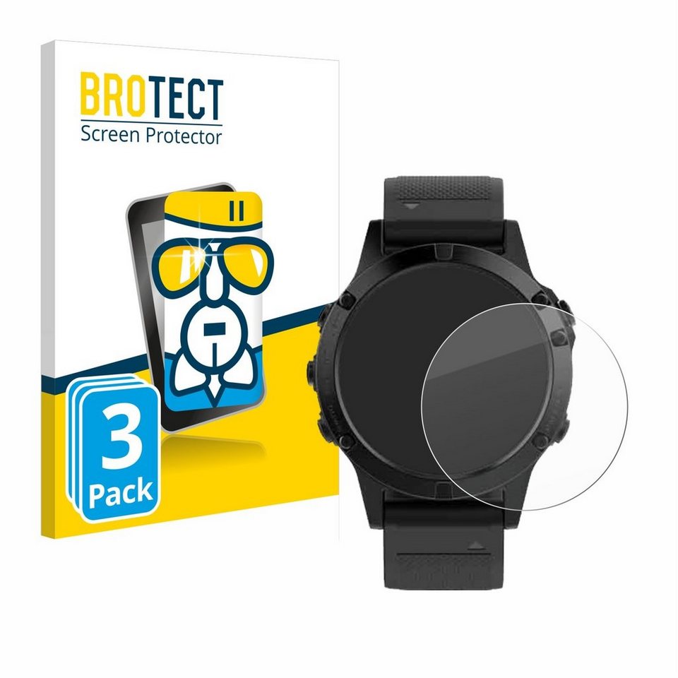 Brotect Flexible Panzerglasfolie Für Garmin Fenix 5 47 Mm