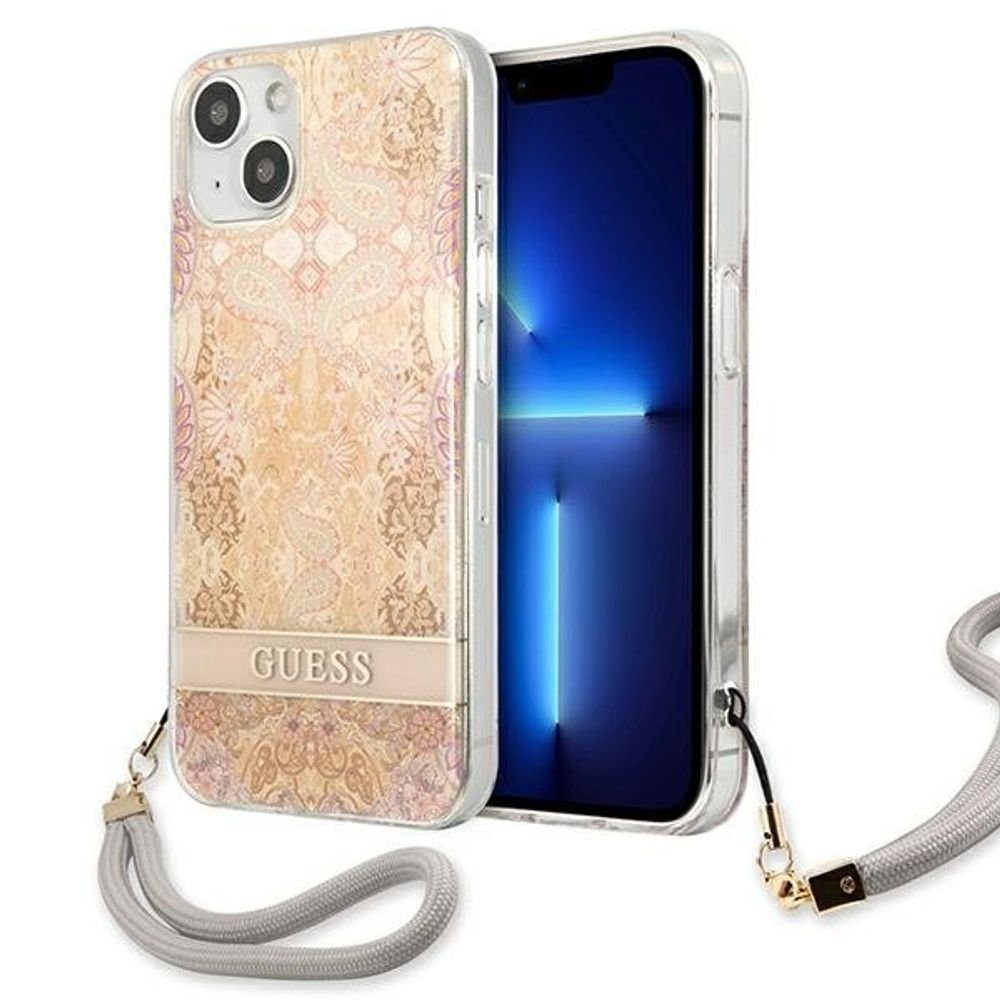 Guess Handyhülle Guess GUHCP13MHFLSD iPhone 13 6.1 "Gold / Gol