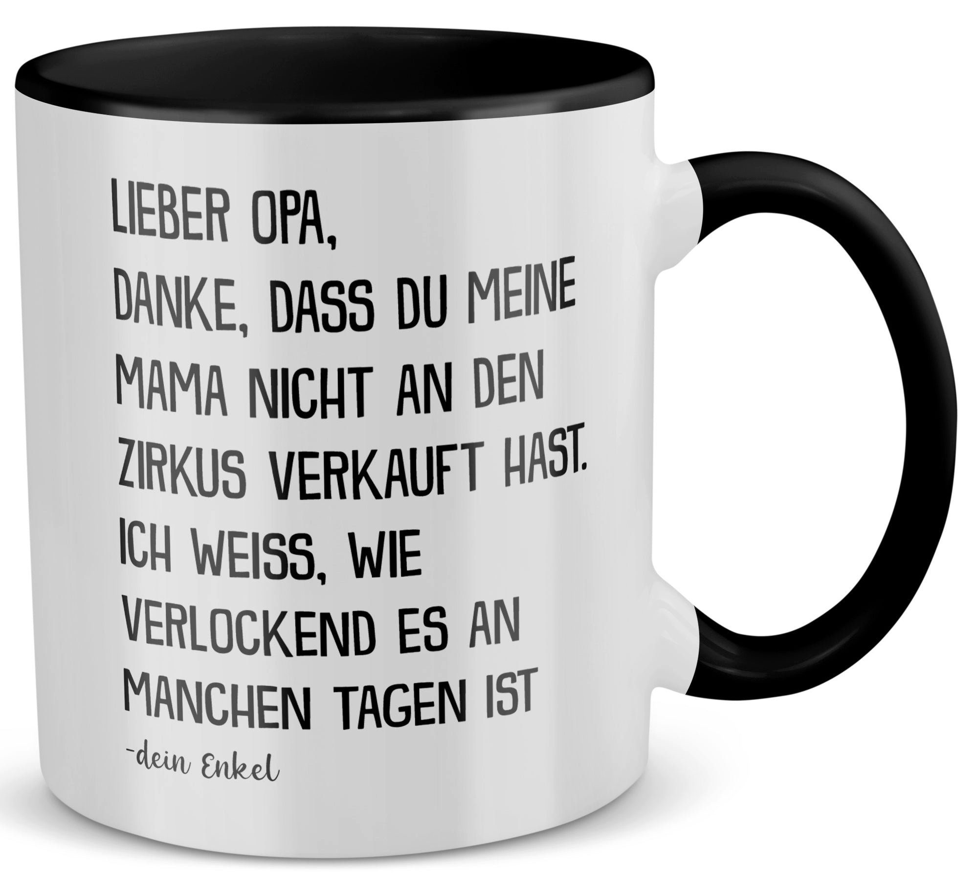 22Feels Tasse Opa Geschenk von Enkel Geburtstag Grossvater Kaffeetasse Männer Rente, Keramik ...