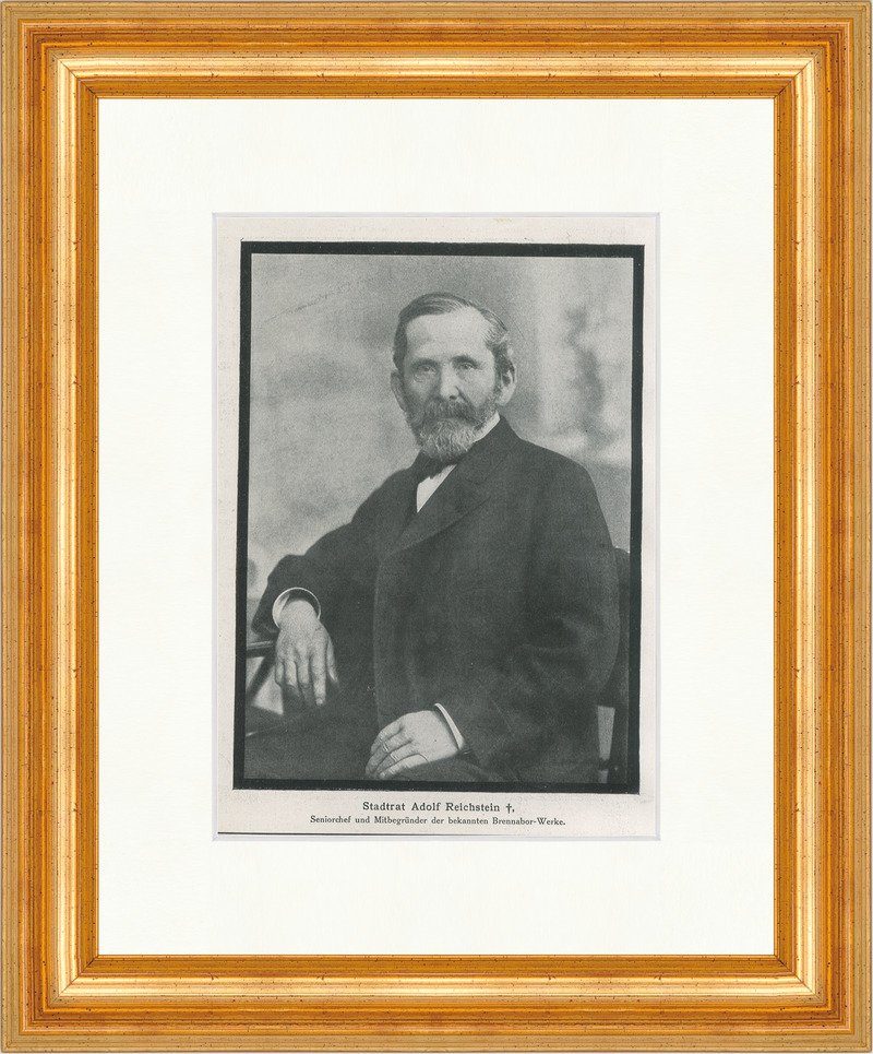 Kunstdruck Stadtrat Adolf Reichstein Seniorchef Mitbegründer Faksimile SP 266 Ger, (1 St)