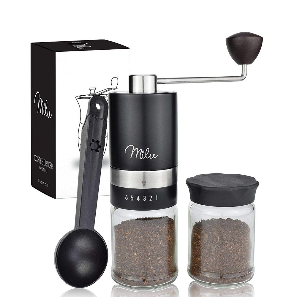 Milu Kaffeemühle MILU Handkaffeemühlen-Set