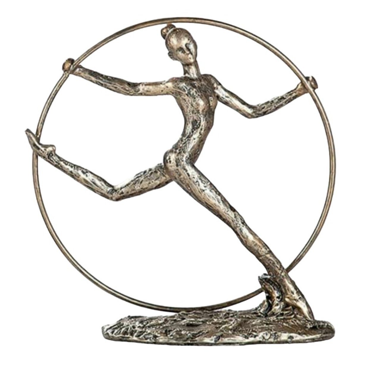 Gilde Dekoobjekt Tolle Design Figur Motto Skulptur Turnerin Gym