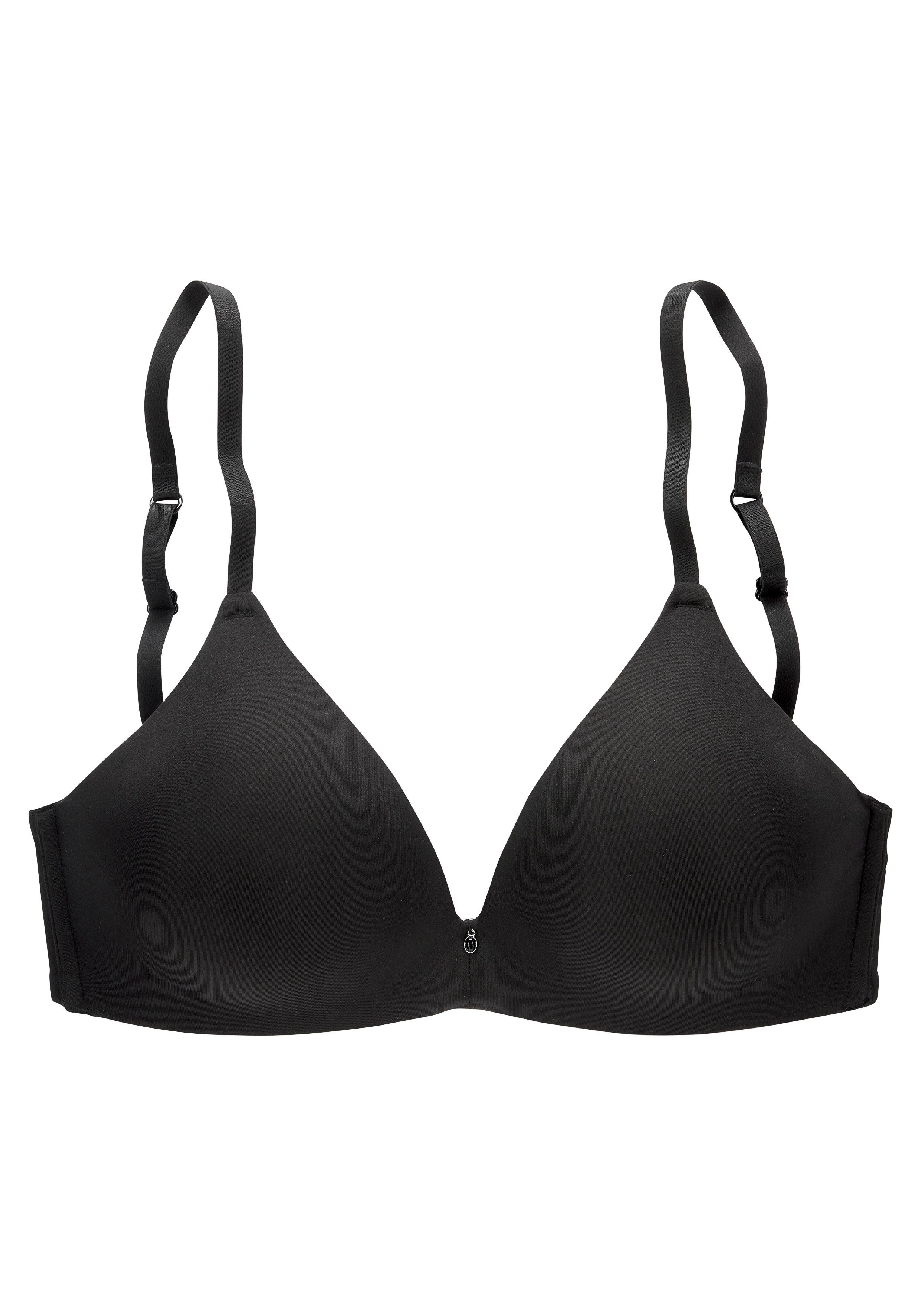LASCANA Push-up-BH ohne Bügel, mit eingearbeitetem Polster im Untercup, Basic-BH
