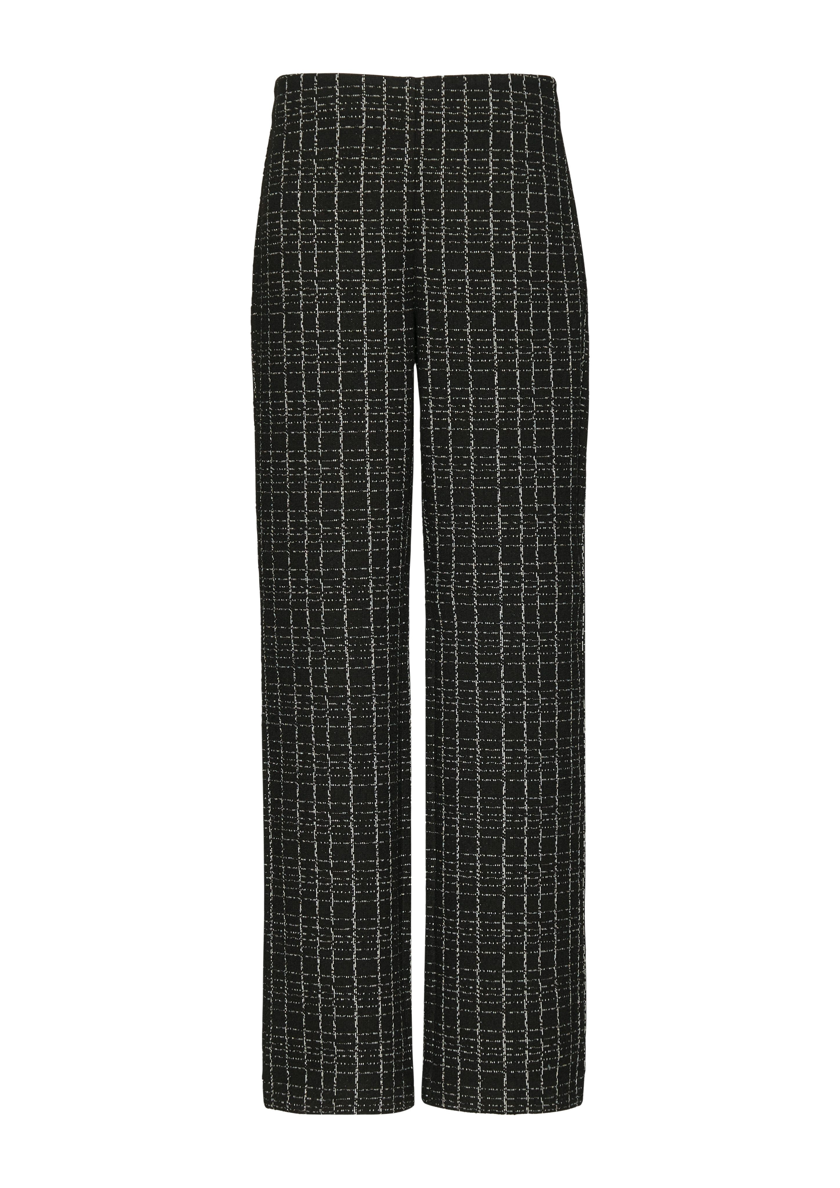Comma Stoffhose mit grafischem Muster, Schimmernde Hose für Damen von COMMA
