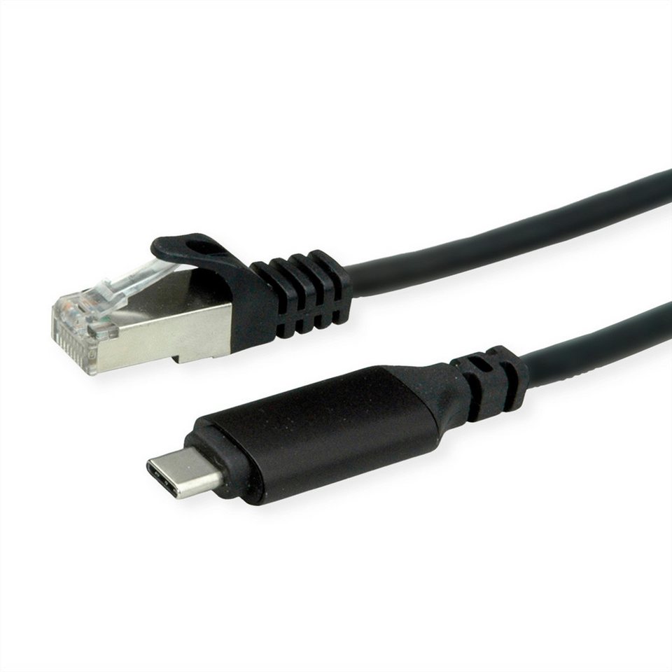 Roline Usb 32 Gen 2 Typ C Zu Gigabit Ethernet Konverterkabel Netzwerk