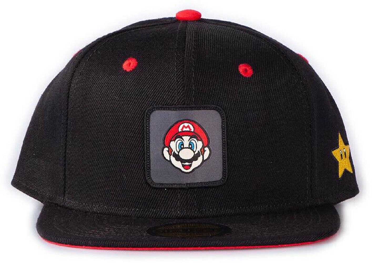Nintendo Baseball Cap Nintendo Super Mario Badge Snapback in Black