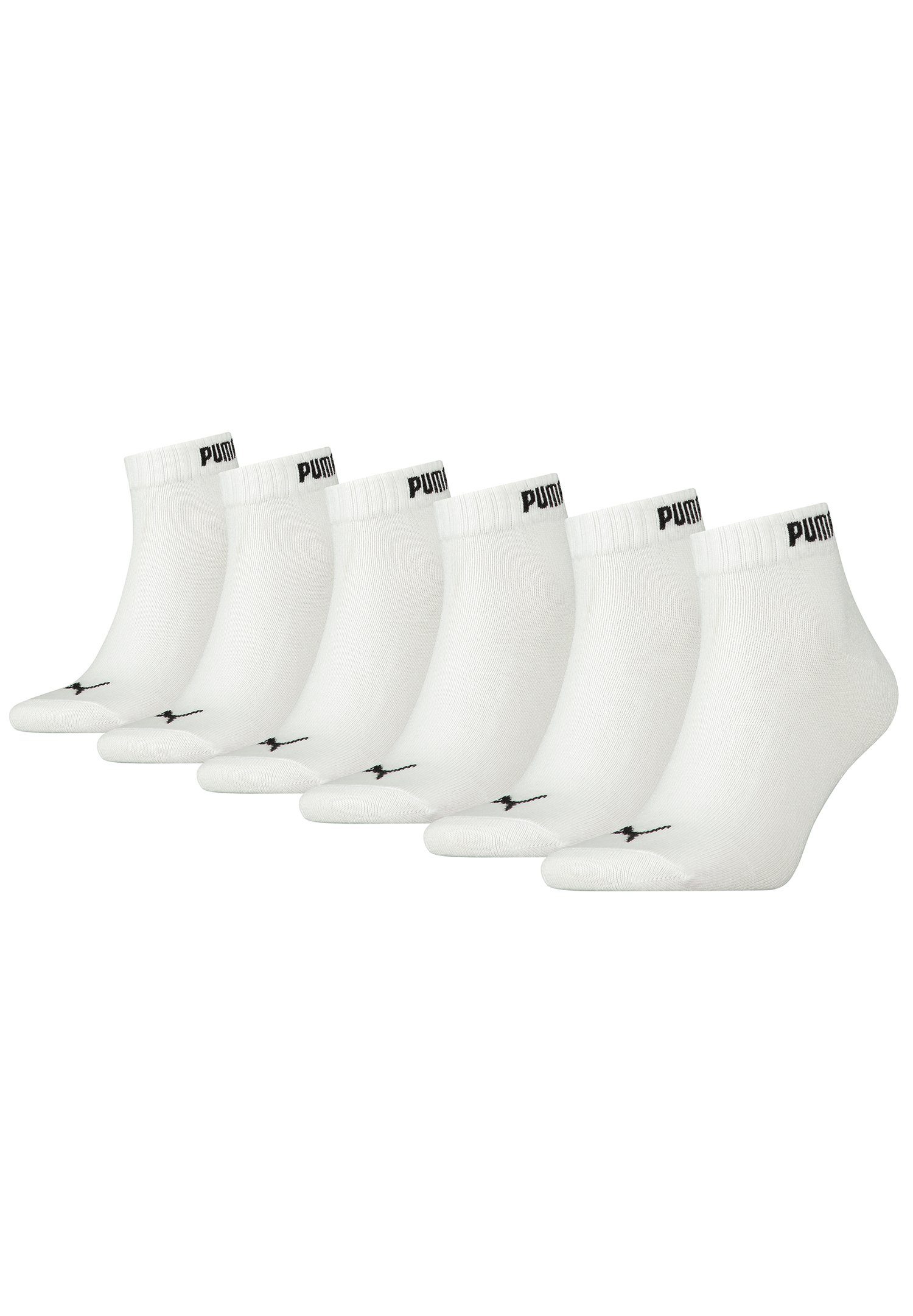 PUMA Socken ELEMENTS QUARTER 6P (Packung, 6-Paar, 6er-Pack)
