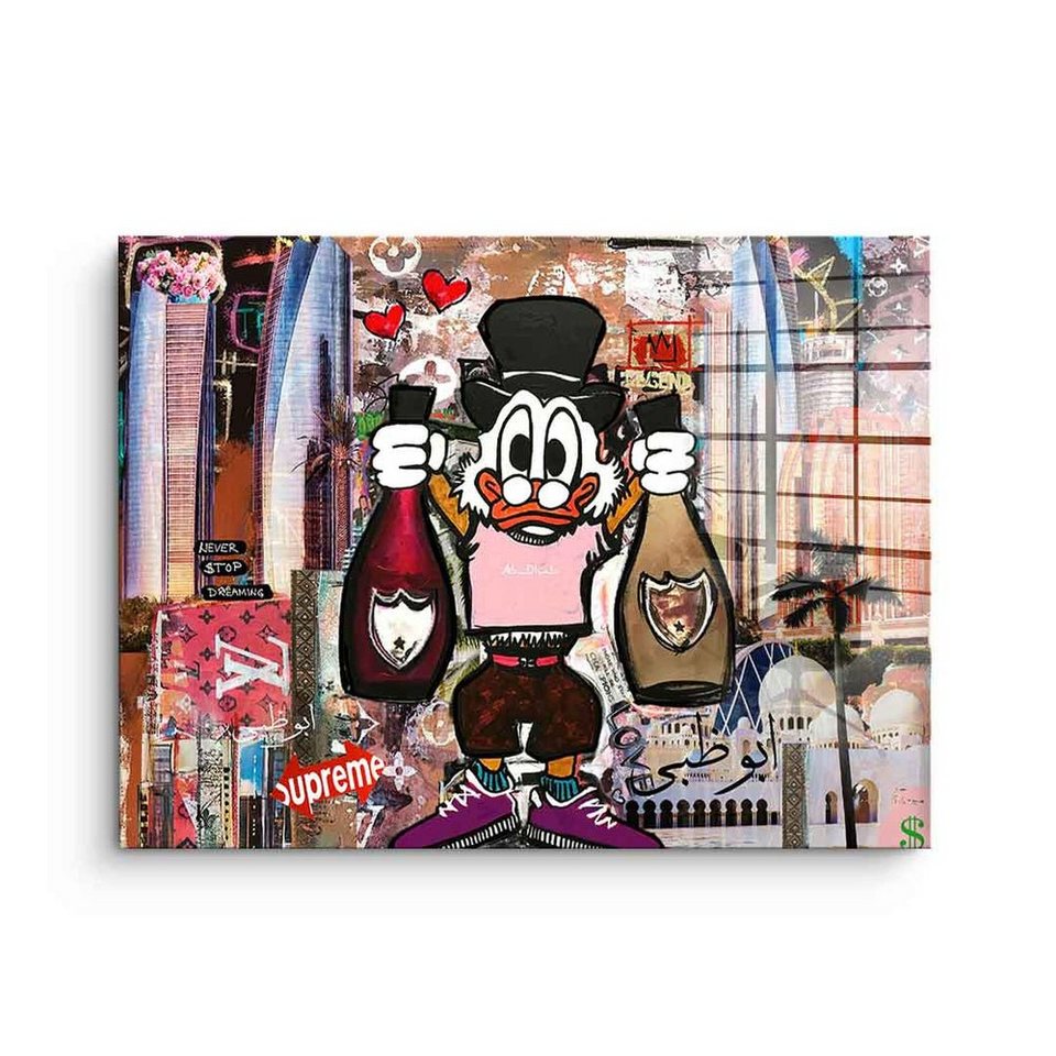 Dotcomcanvas® Acrylglasbild Dagobert Abu Dhabi Acrylglas