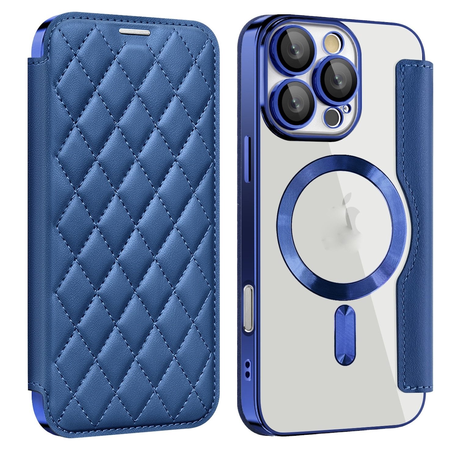 Wigento Handyhülle Für Apple Iphone 16 Pro Max Magsafe Kunstleder