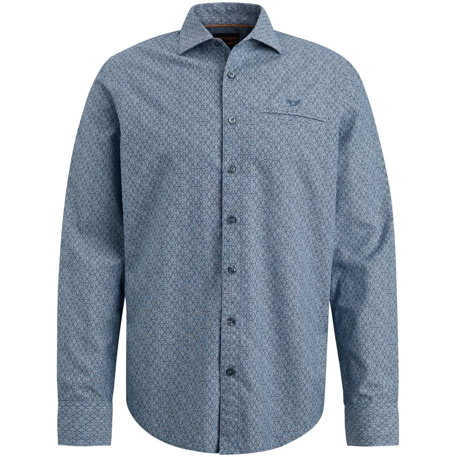 Pme Legend Langarmhemd Herren Hemd Print On Yd Check Langarm 1 Tlg