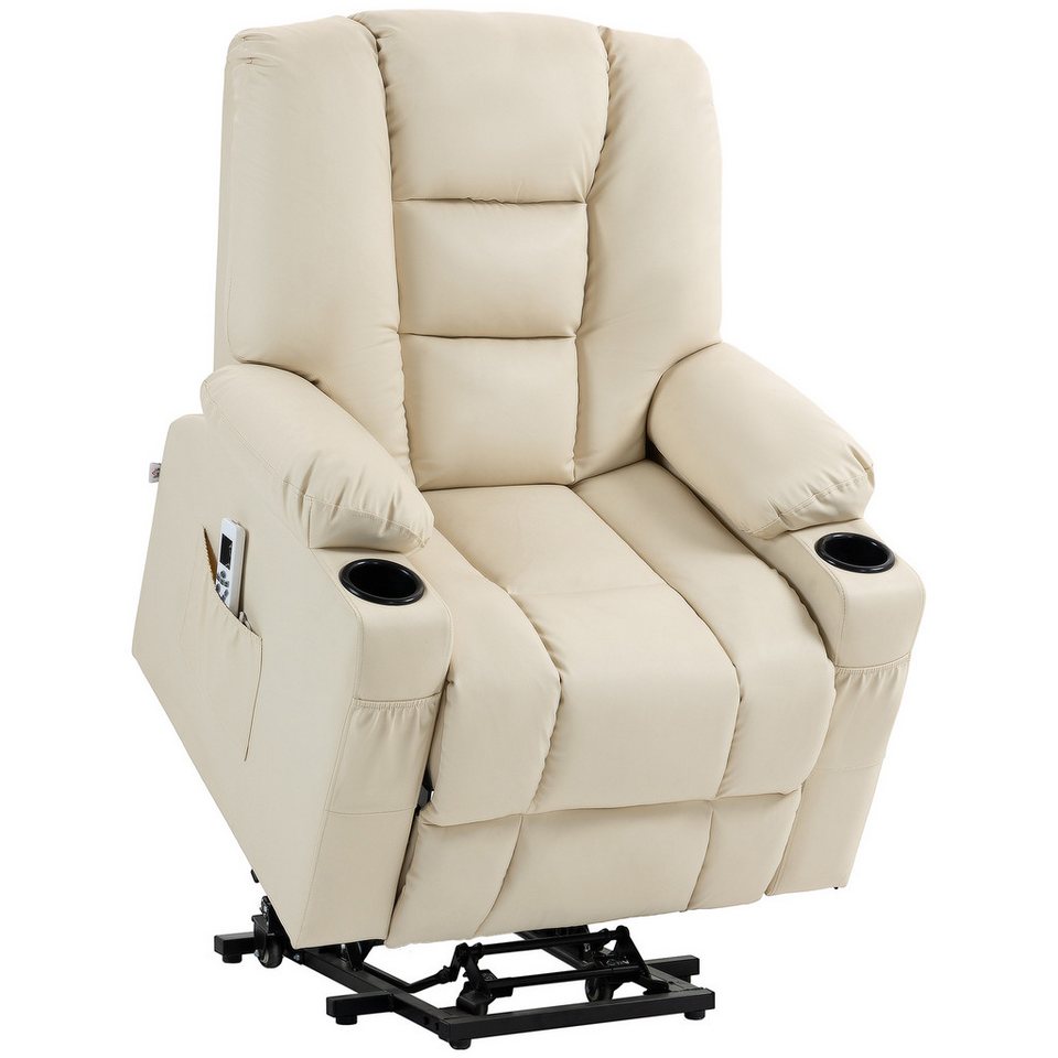 Homcom Massagesessel Sessel Mit Aufstehhilfe Usb Anschluss