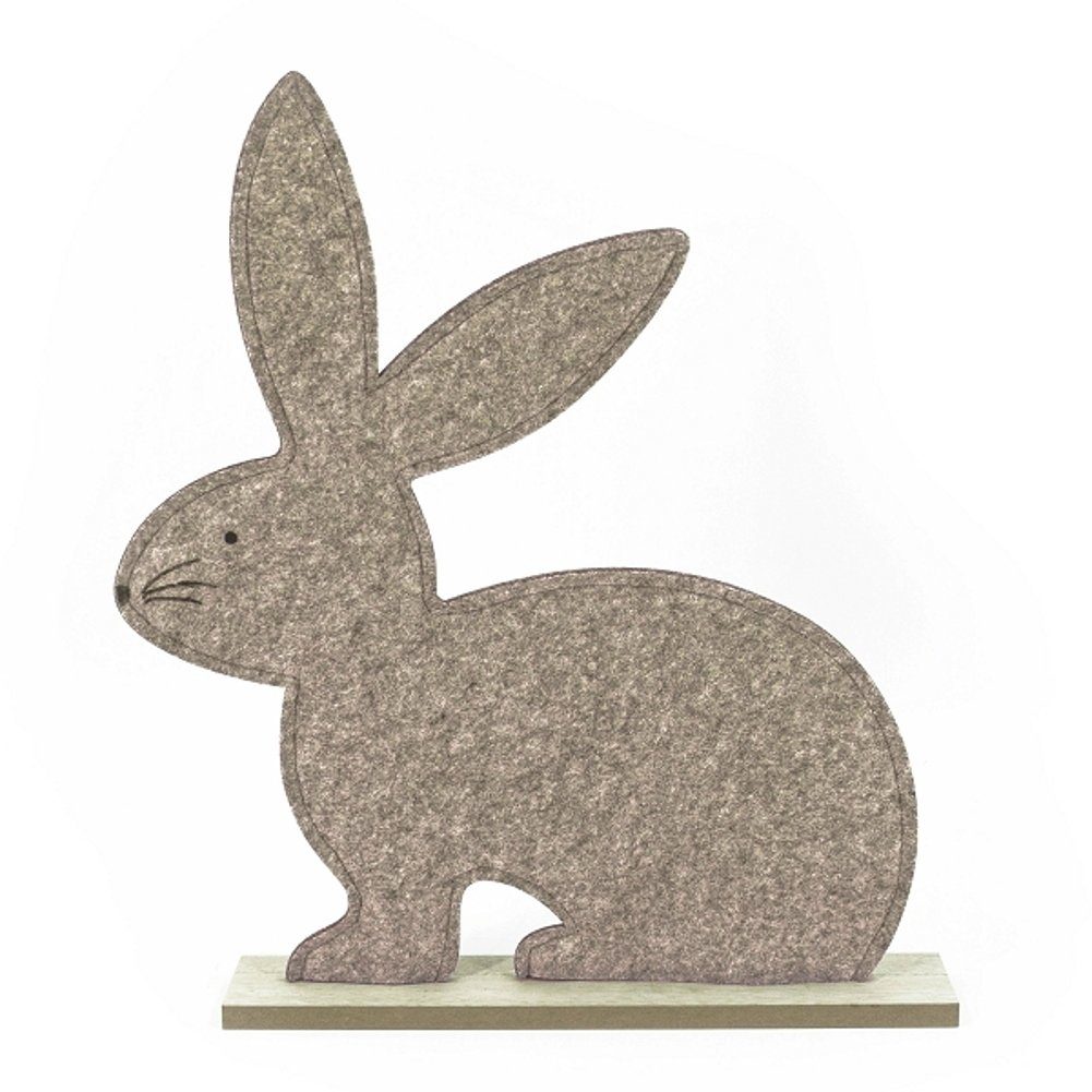 Macosa Home Osterhase Xl Deko Hase Filz Beige Osterhase Osterdeko