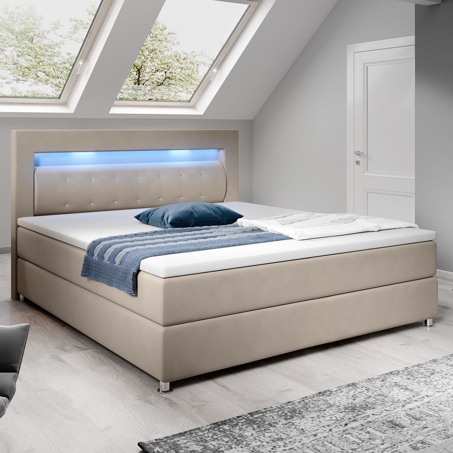 Boxspringbetten 120x200 H3 online kaufen | OTTO