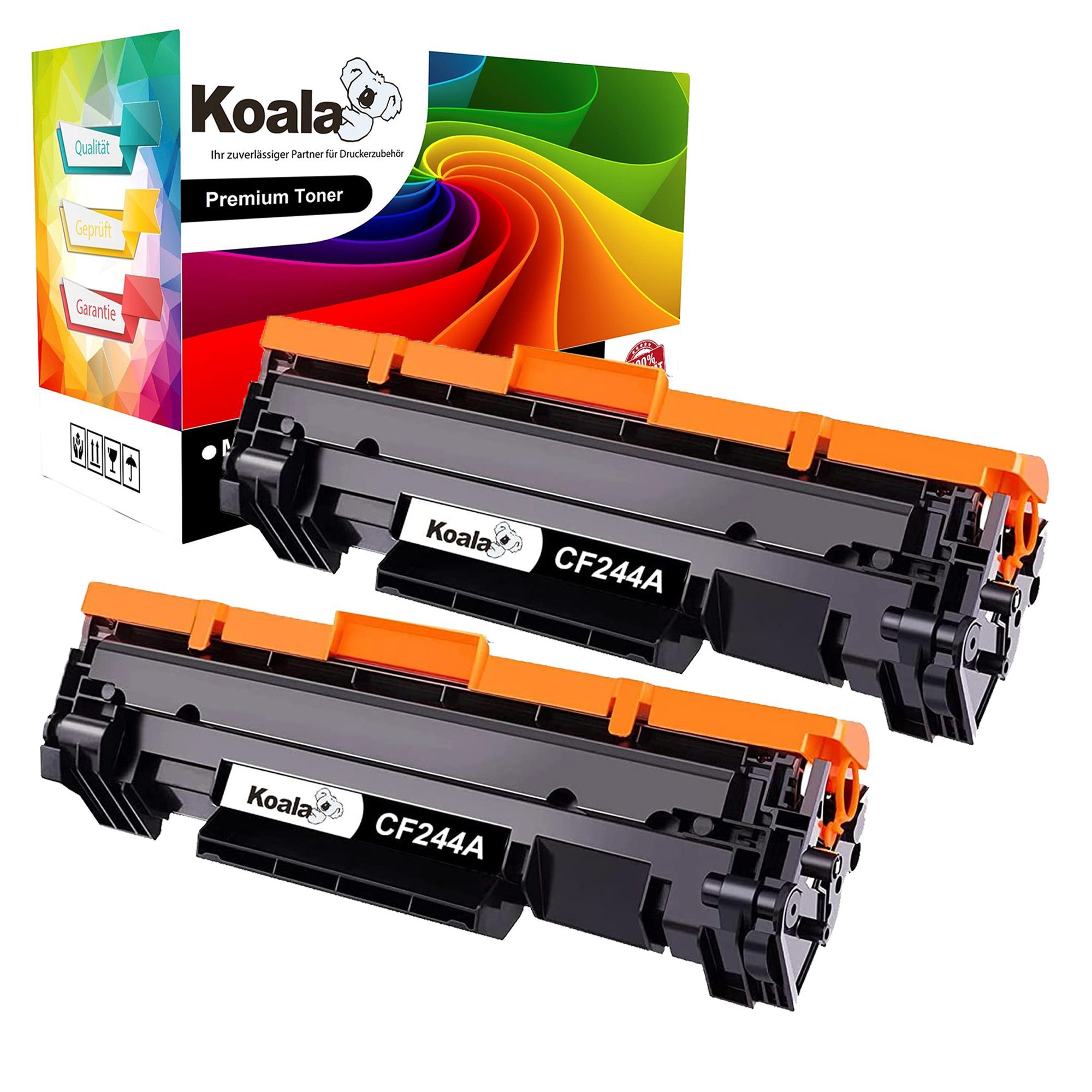 Koala Tonerkartusche Ersatz HP 44A CF244A Toner für Laserjet Pro MFP M28A M28W M15A M15W