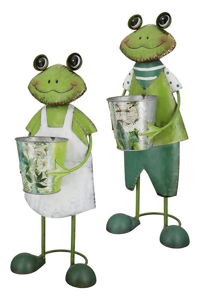 GILDE Dekoobjekt Metall-Pflanztopf-Set 'Franz & Frida', Handgefertigtes ... GILDE Dekoobjekt Metall-Pflanztopf-Set 'Franz & Frida', Handgefertigtes ...