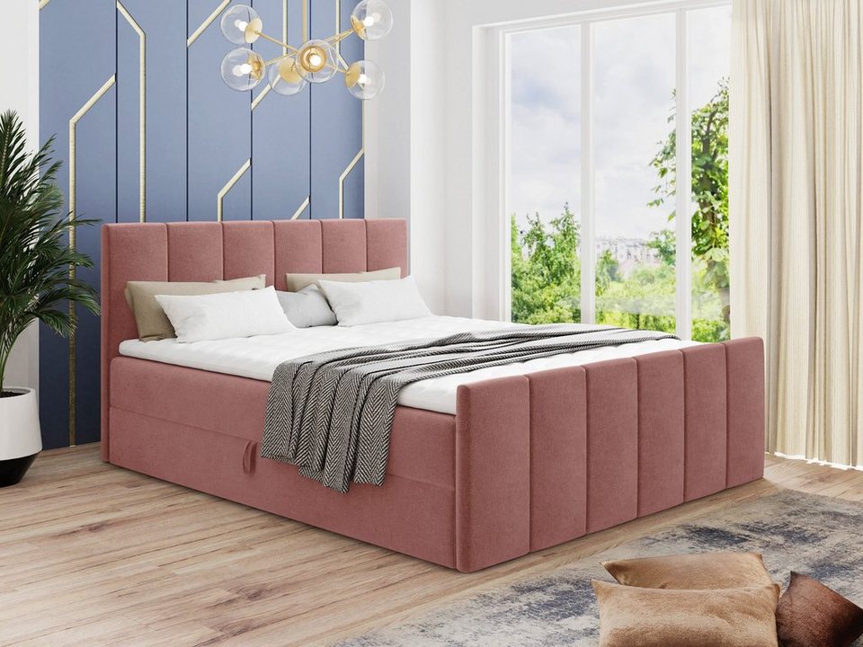 Sofnet Boxbett Star Lux Mit Zwei Bettkästen Bonell Matratze Und