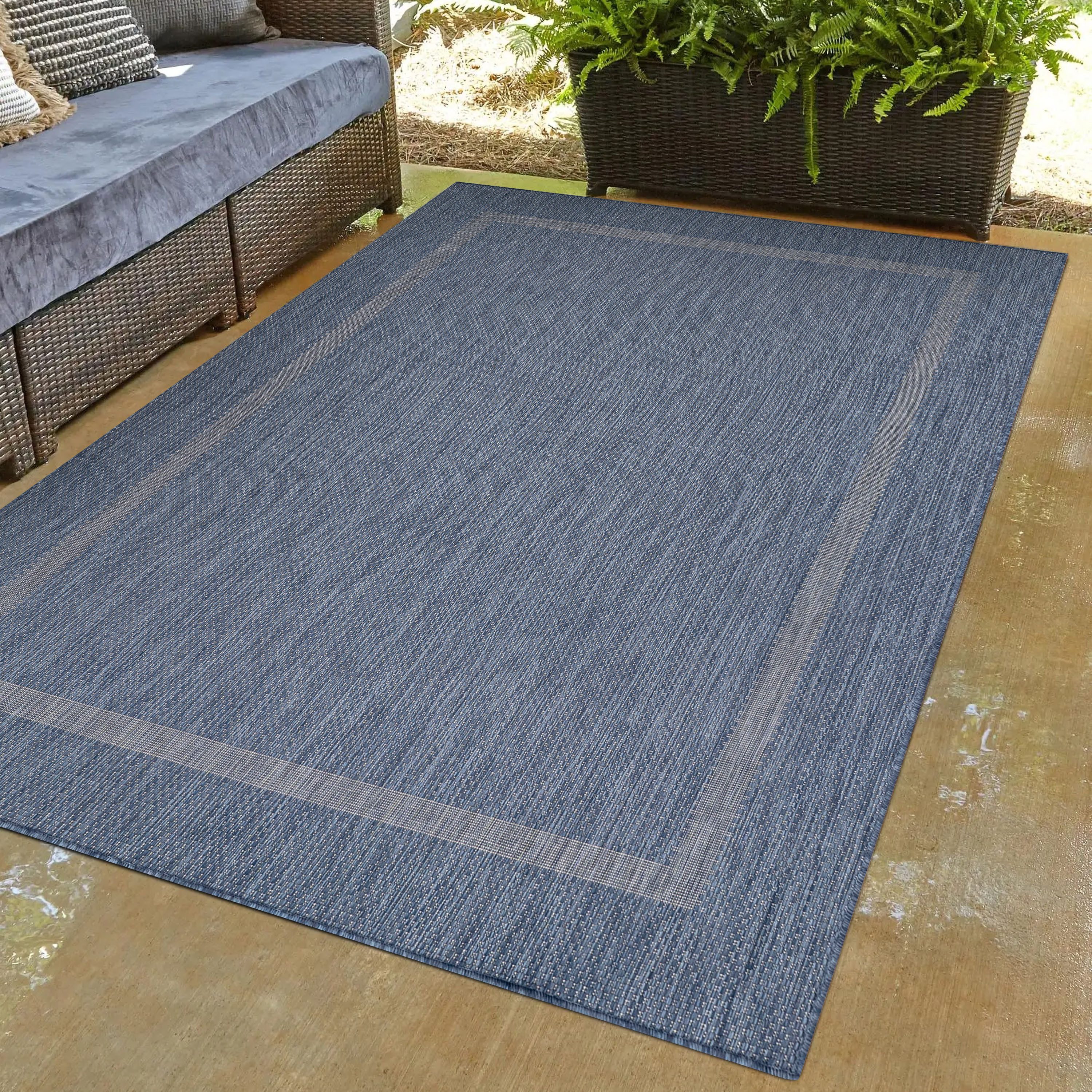 Blaue runde Outdoorteppiche online kaufen | OTTO