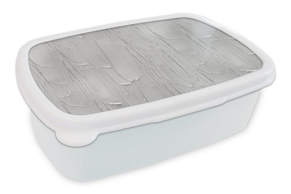 Muchowow Lunchbox Farbe Muster Grau Kunststoff 2 Tlg Brotbox