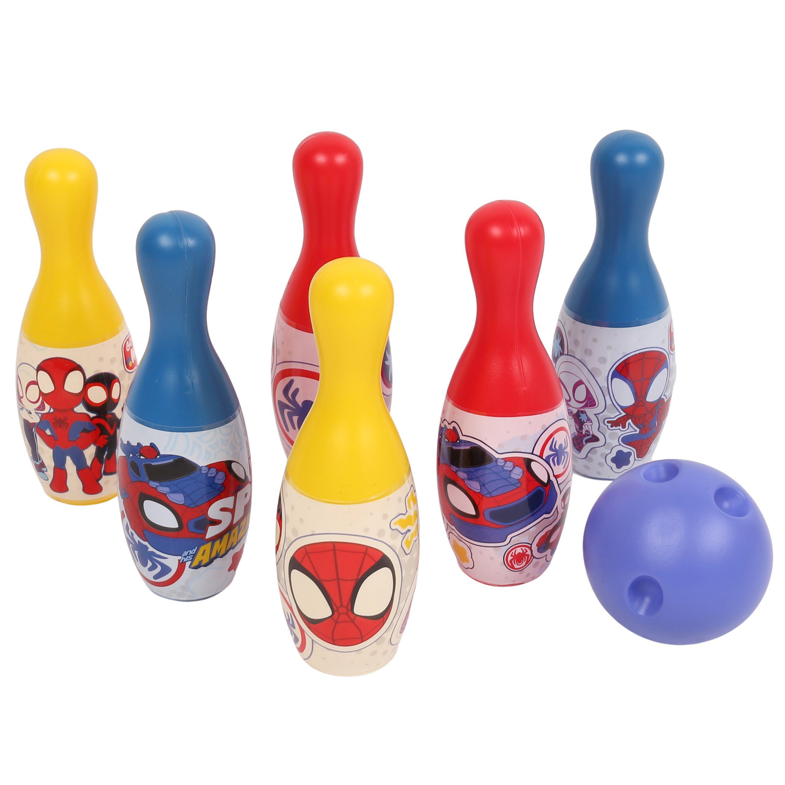 Sarcia.eu Spiel Spider-Man Marvel Bowling Set für Kinder ab 3