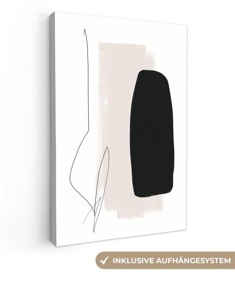 Onemillioncanvasses® Leinwandbild Malerei Linienkunst Abstrakt 1