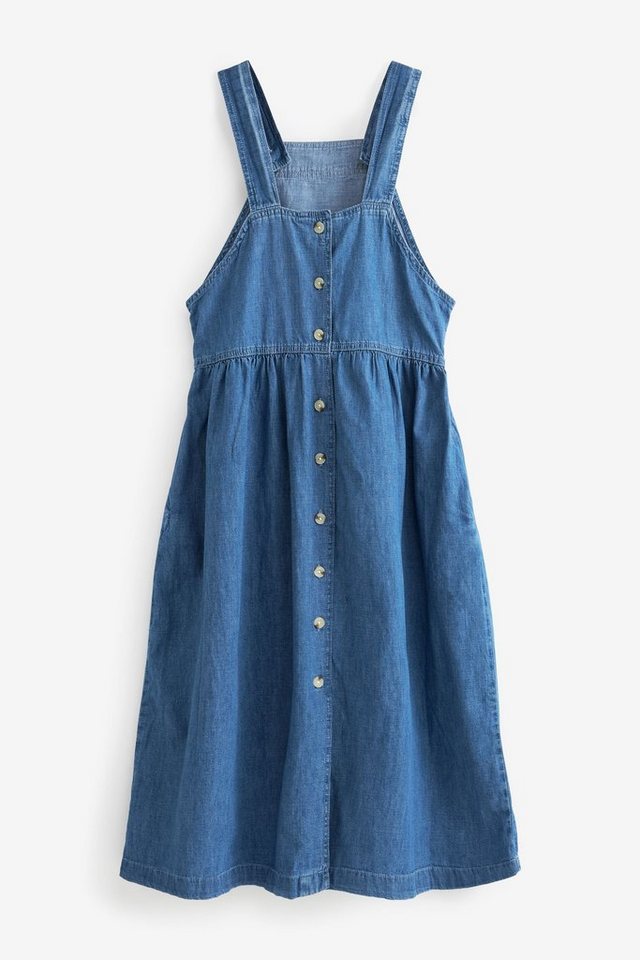 Next Midikleid Midi Trägerkleid Aus Denim 1 Tlg Aktuelles Design Aus