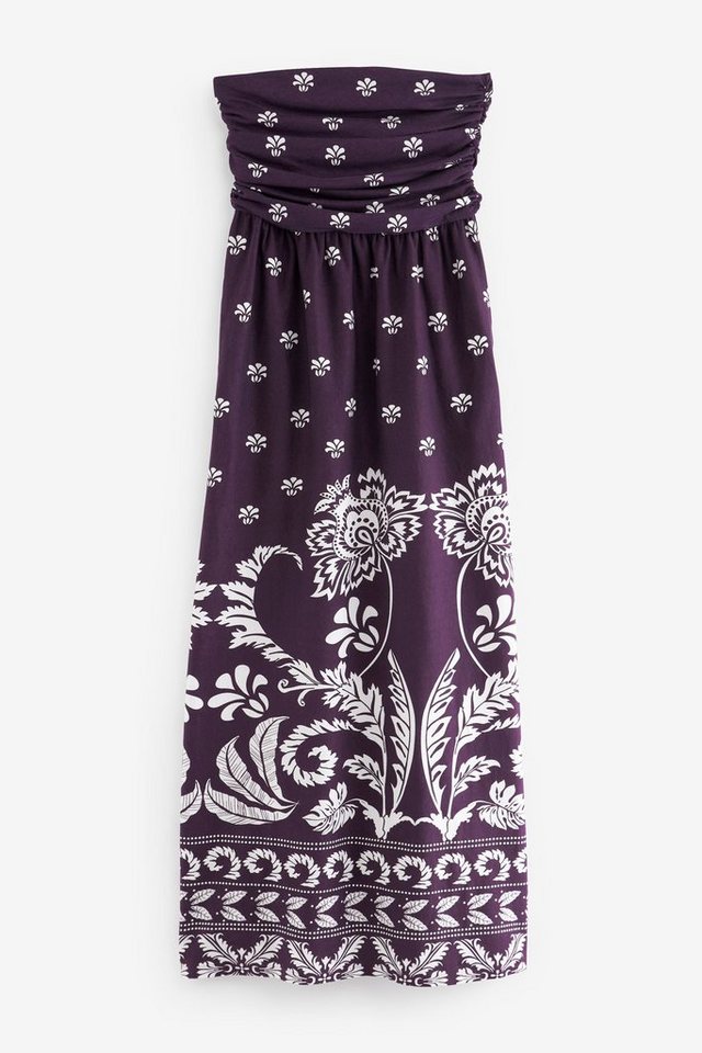 Next Maxikleid Schlichtes Maxikleid Mit Bandeau Ausschnitt 1 Tlg