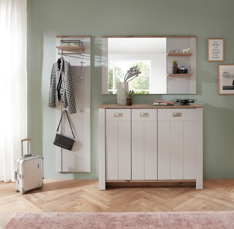 Freiraum Garderoben Set Dijon In Ashgrey Dekor Mdf Spannplatte