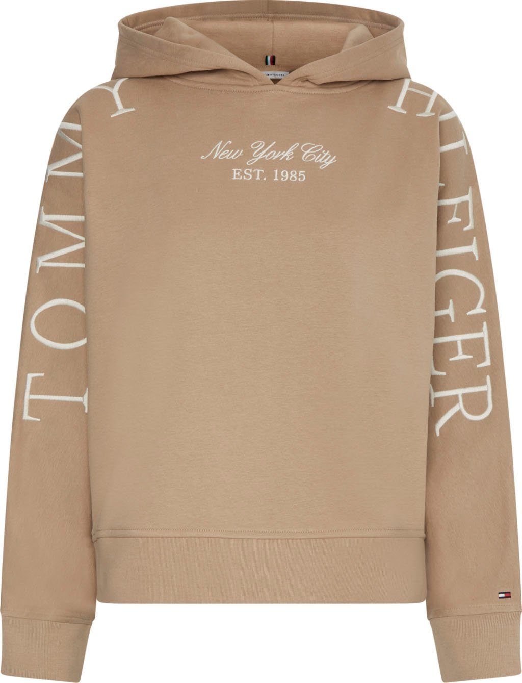Tommy Hilfiger Sweatshirt Rlxd Arched Hilfiger Hoodie Mit Markanter Th