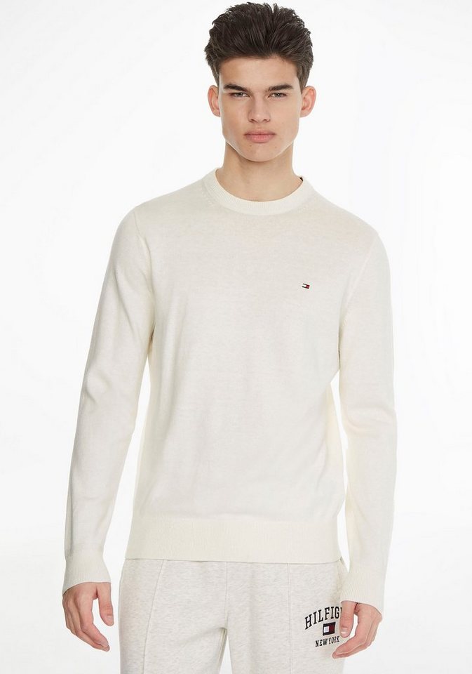 Tommy Hilfiger Rundhalspullover Pima Org Ctn Cashmere Crew Neck