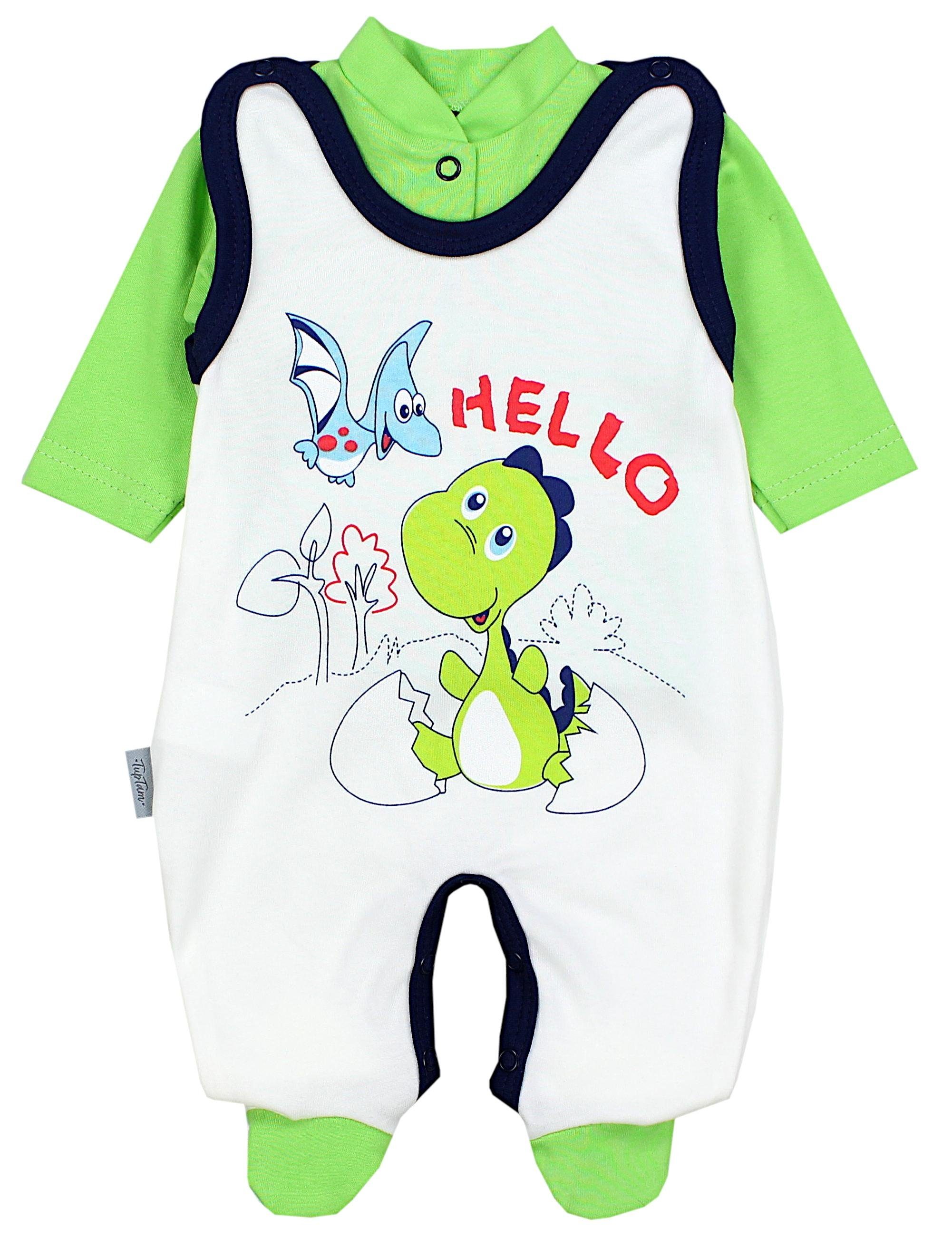 TupTam Strampler TupTam Baby Mädchen Jungen Strampler mit Langarmshirt ...