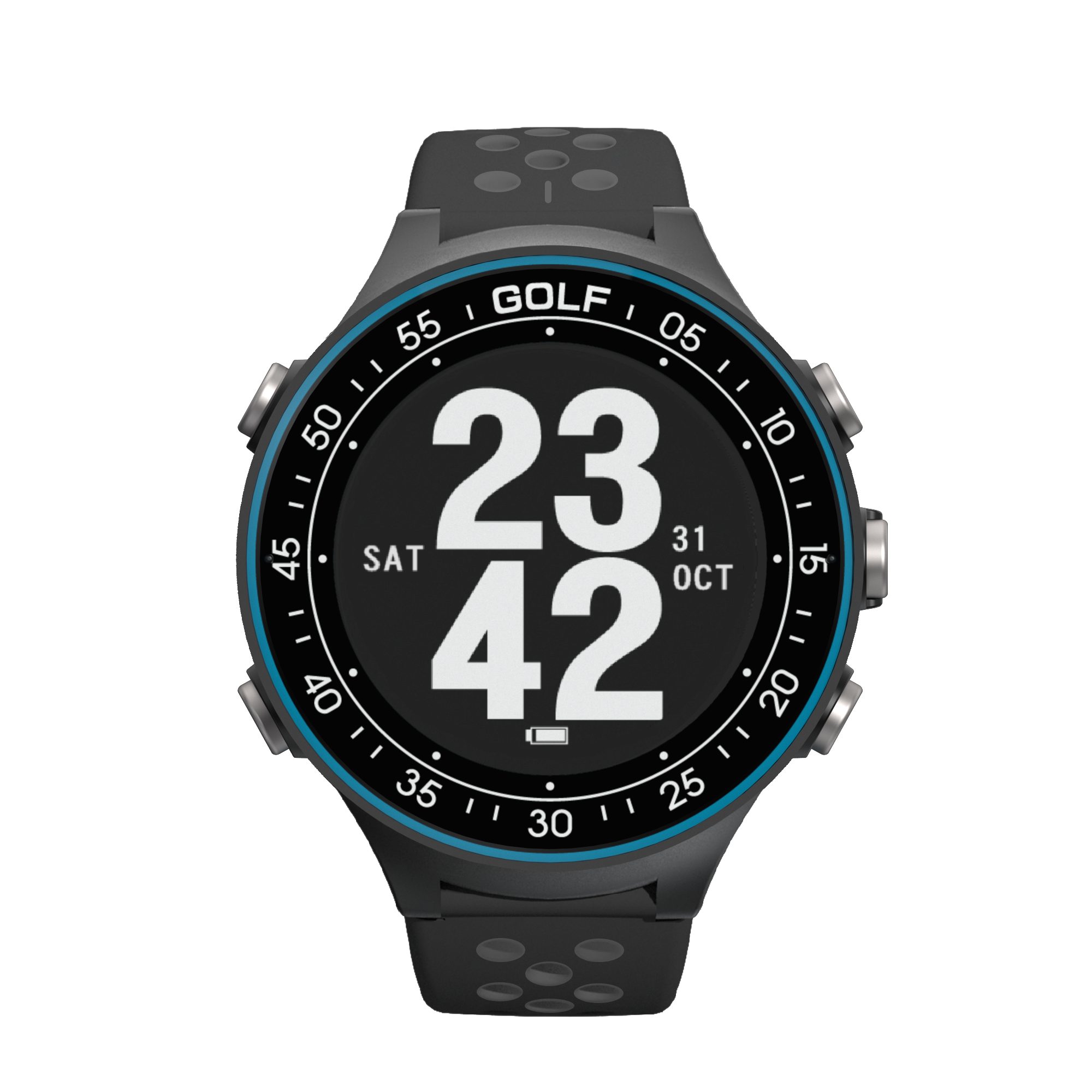 RocketGolf Golfuhr Par.4 Golf-GPS-Uhr (Einfach & Schlicht, 38.000 ...