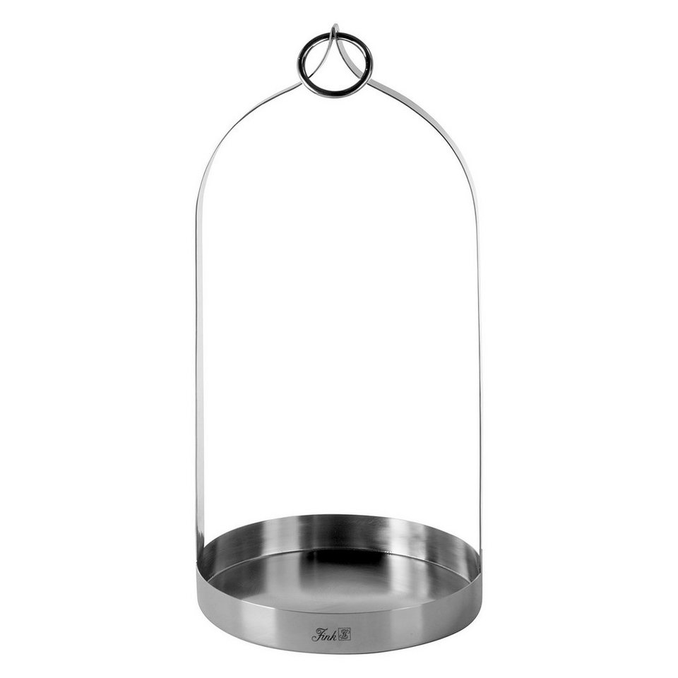 Fink Windlicht Fink Windlicht Lonida Silberfarben Edelstahl H
