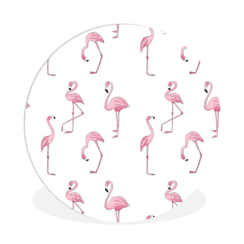 Muchowow Gemälde Muster Mit Rosa Flamingos 1 St Kreis