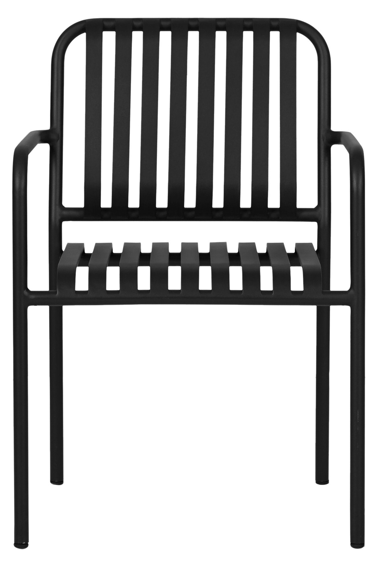 Ebuy24 Gartenstuhl 2er Set Stella Gartenstuhl Stapelbar Schwarz