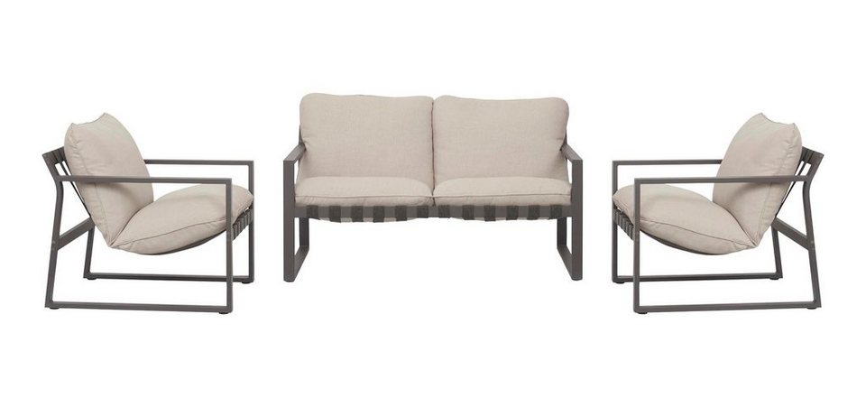 Ebuy24 Gartenlounge Set Janni Garten Lounge Sofasatz 3 Teile Inkl Sitzki