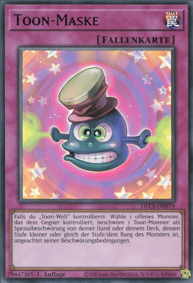 Recollectibles Sammelkarte Yugioh Karte Toon Maske V 2 Deutsch Yu Gi