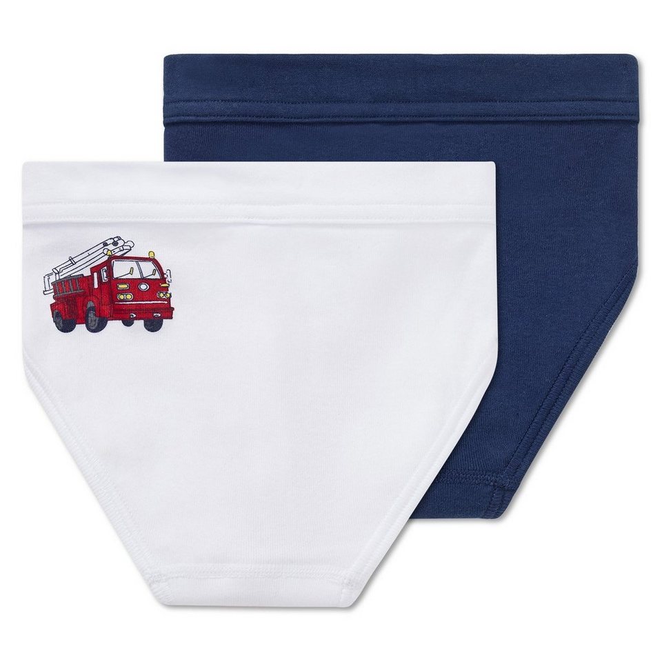 Schiesser Slip Set 2 St Set 2er Set Unterhosen Jungen Sportslips
