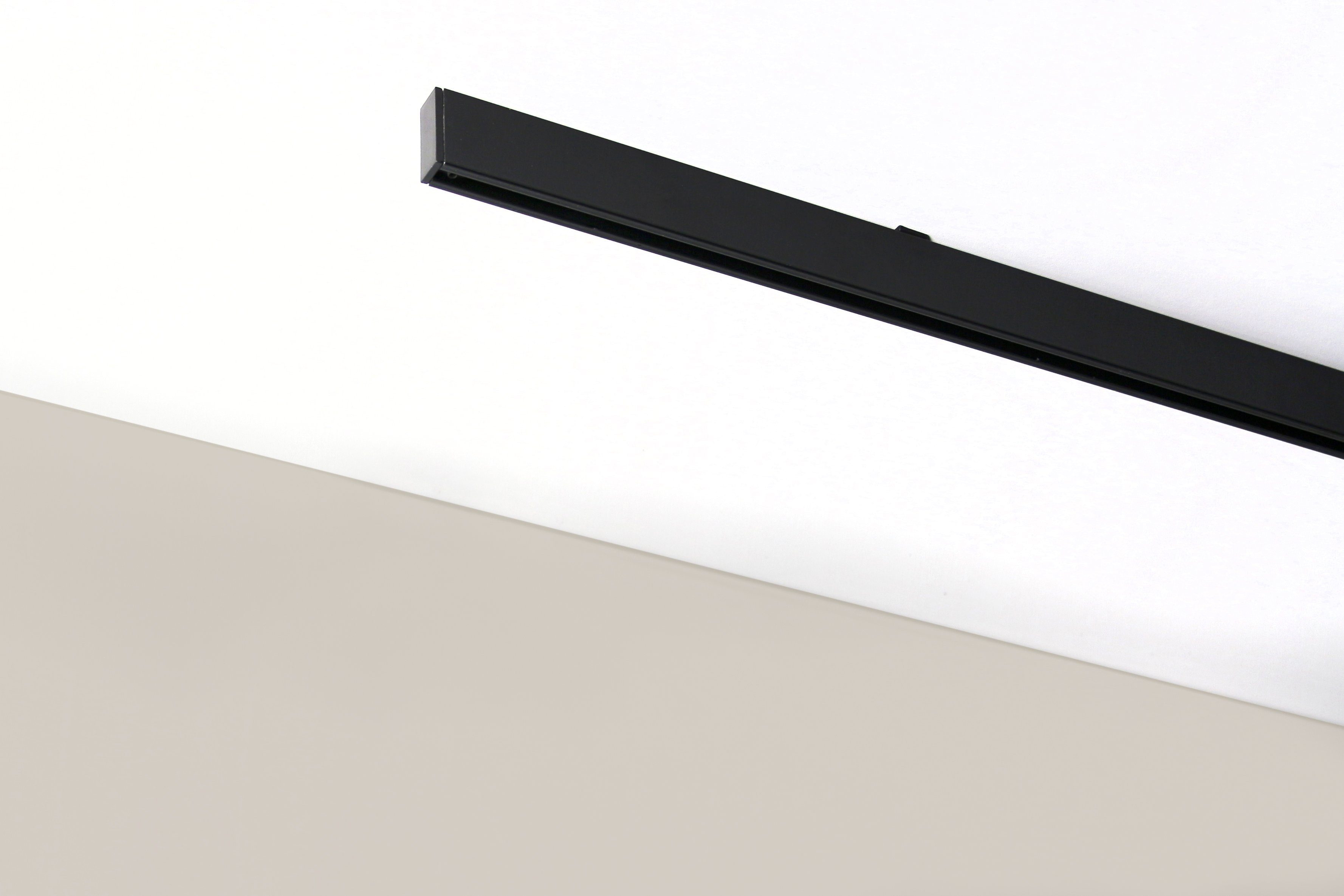 Deco-Raum Gardinenstange Innenlauf eckig, 1-läufig, Wunschmaßlänge ...