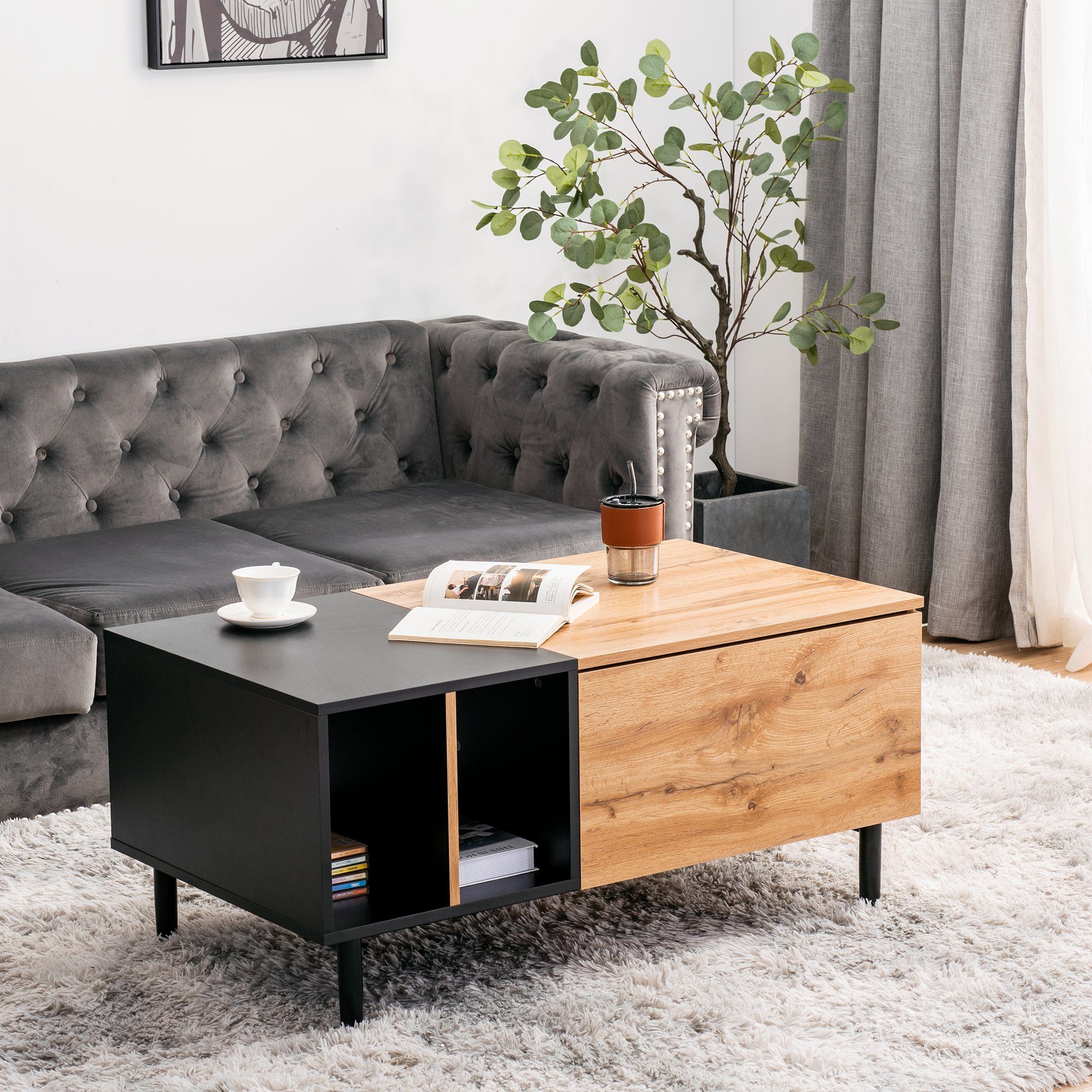 Hauss Sploe Couchtisch Couchtisch Kaffeetisch Wohnzimmer Tisch