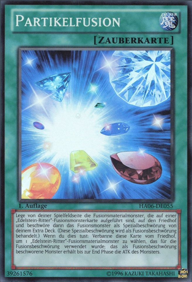 Recollectibles Sammelkarte Yugioh Karte Partikelfusion Deutsch Yu Gi